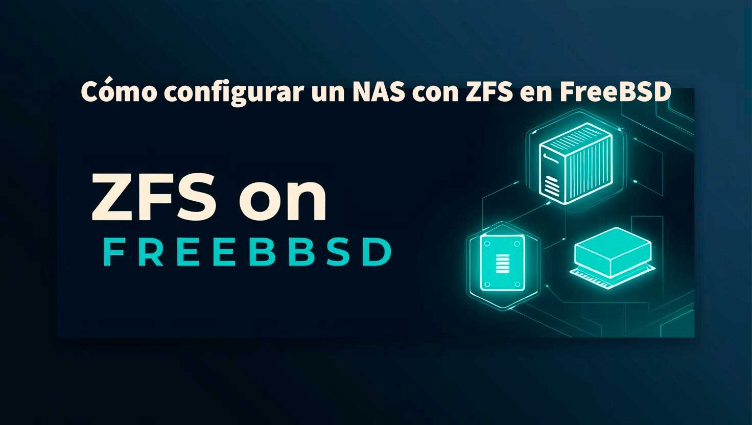 Cómo configurar un NAS con ZFS en FreeBSD paso a paso - Solo Software Libre