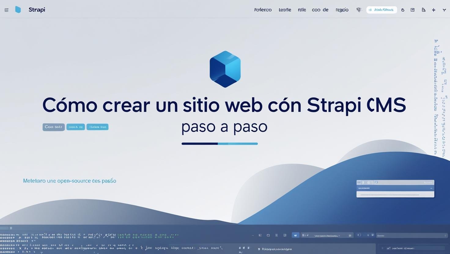 Crear sitio web con Strapi CMS desde cero en 2025